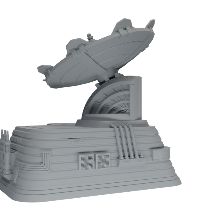 3D Printable Comms Centre - Modular or Easy Print Complete Building by ...